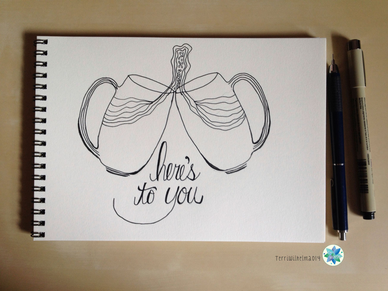 Spoonflower Drawing Challenge: Week 2 – Terri's Notebook
