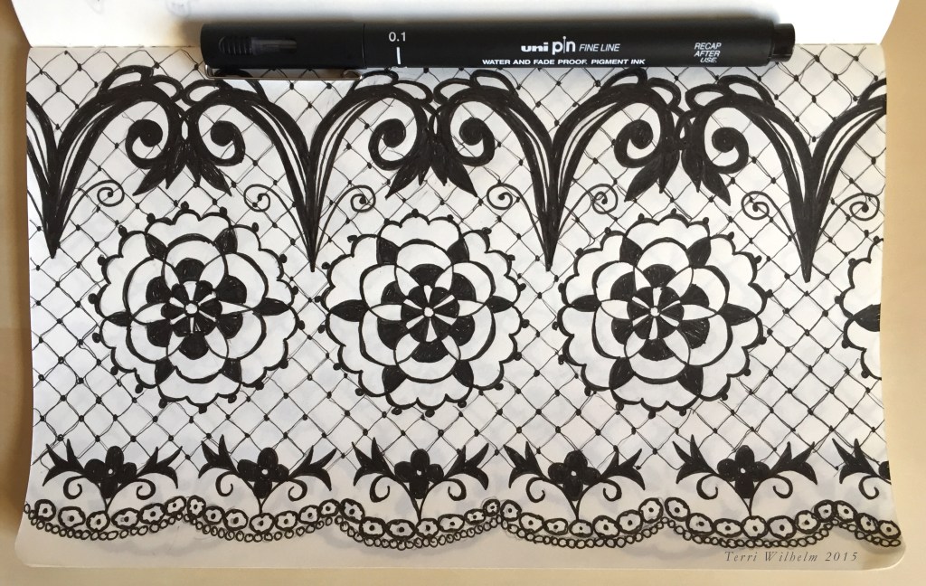 From My Sketchbook: Lace Patterns – Terri's Notebook