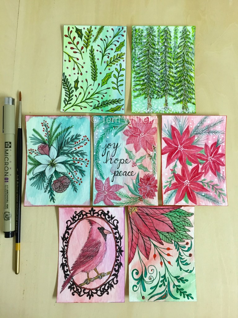 Tiny Art: All Together – Terri's Notebook