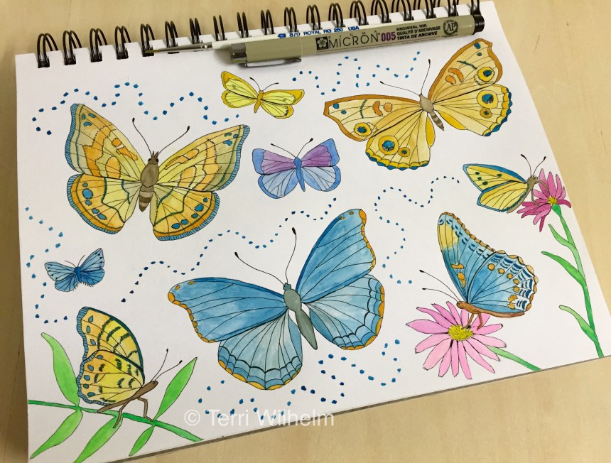 Week 23 Animal Art Series: Butterflies – Terri's Notebook