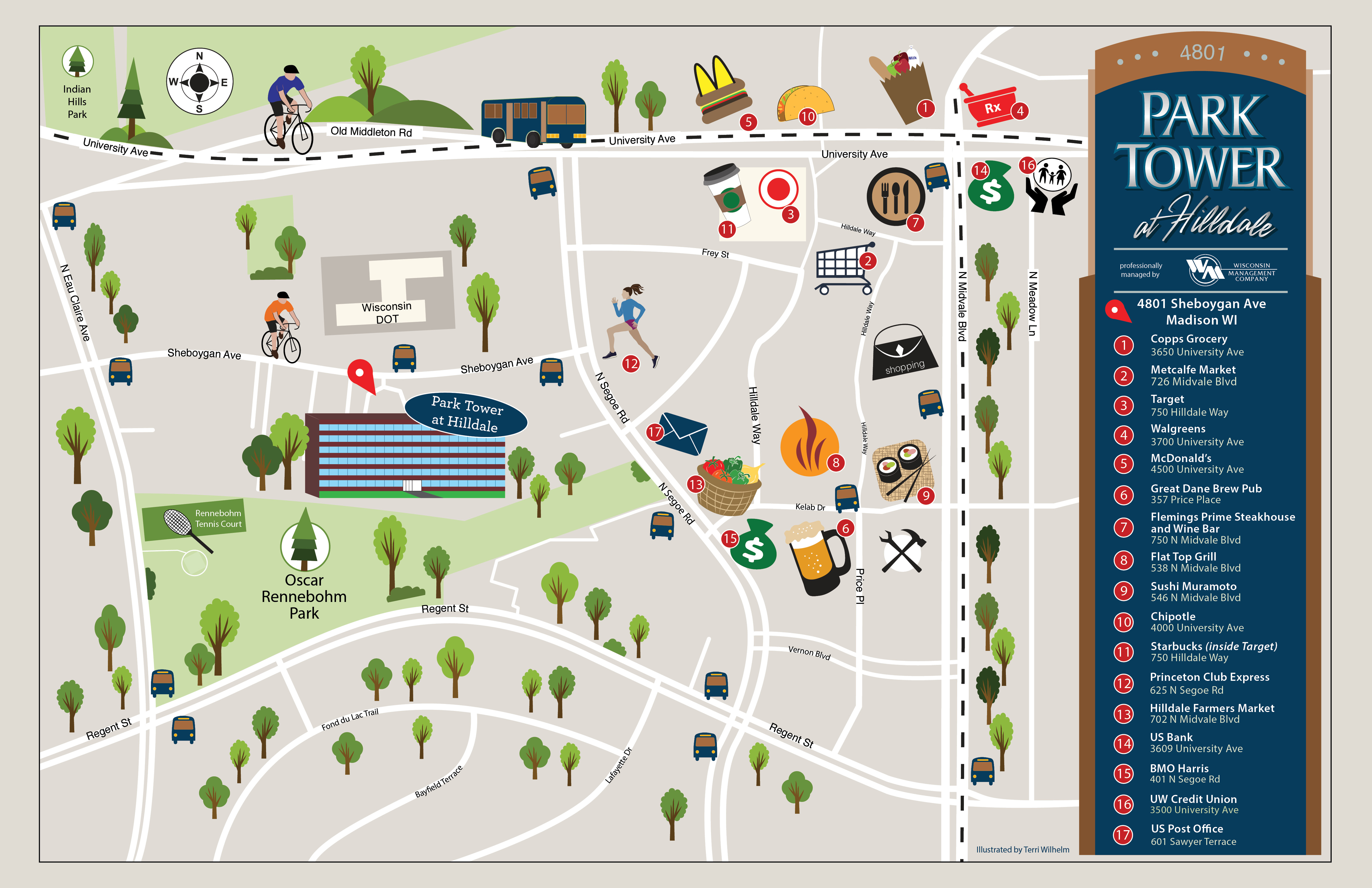 Map-ParkTower – Terri's Notebook