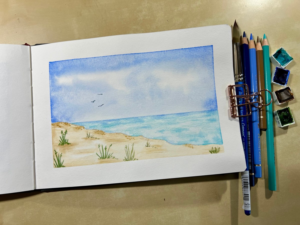 Painting Textures and patterns – Terri's Notebook