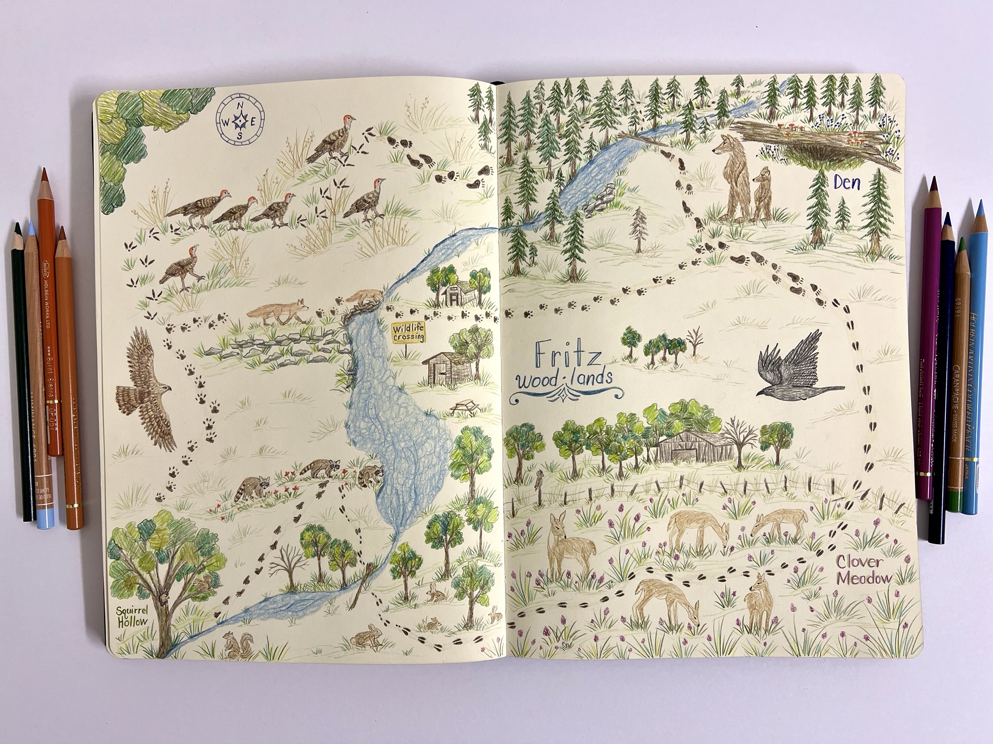 Wood Lands Map – Terri's Notebook